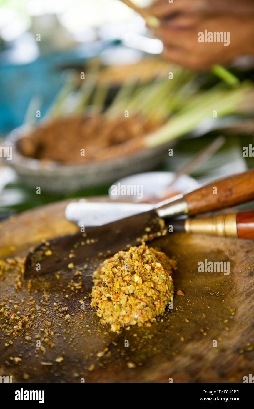 Food on counter with kitchen background hi-res stock photography and ...