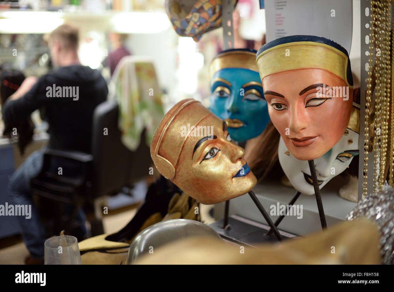 Berlin, Germany. 08th Dec, 2015. EXCLUSIVE - Masks of Nefertiti ...