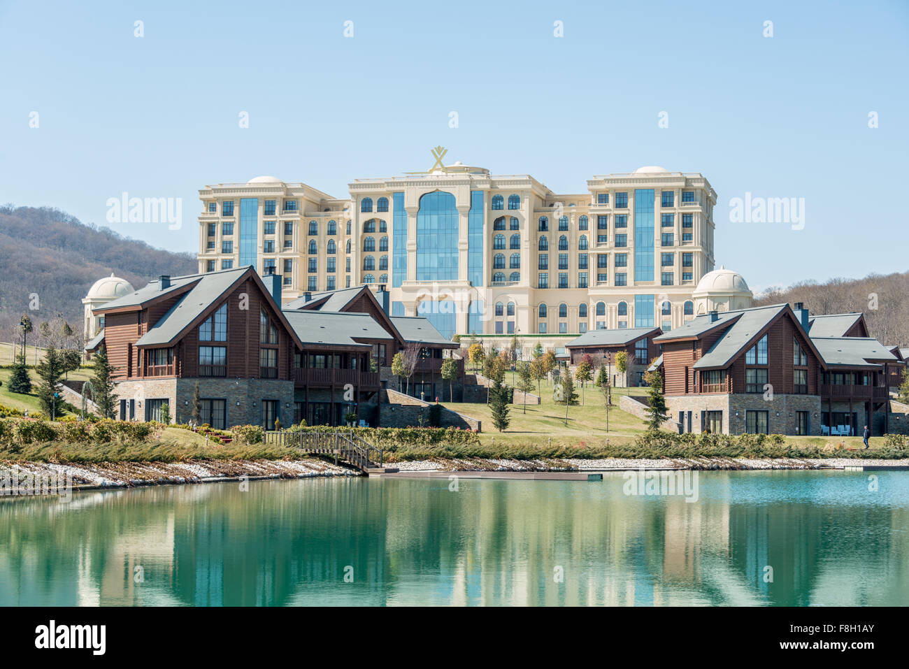 Quba - MARCH 26, 2015: Quba Rixos Hotel on March 26 in Azerbaijan, Quba ...