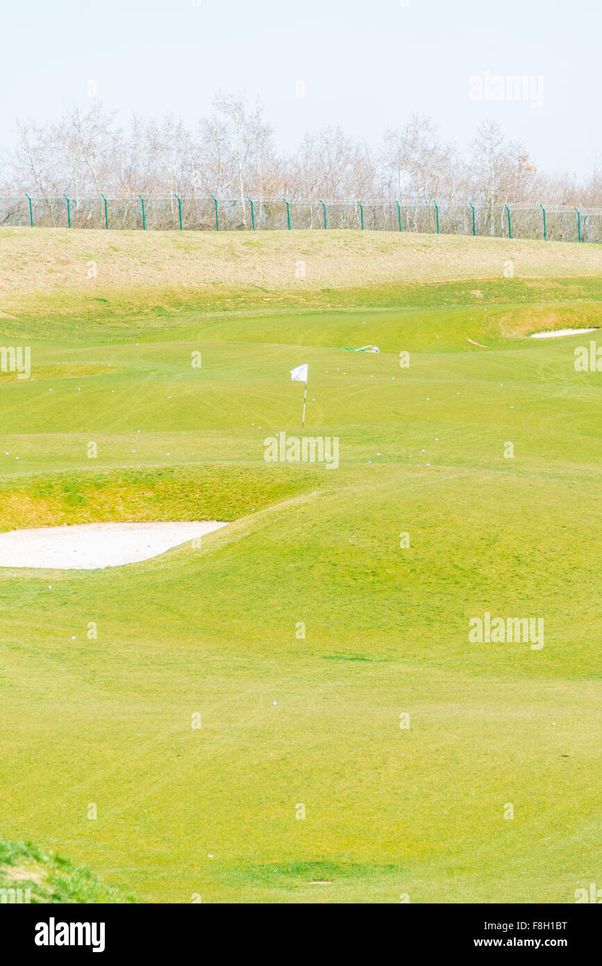 Quba - MARCH 26, 2015: Golf Course at Quba Rixos Hotel on March 26 in ...