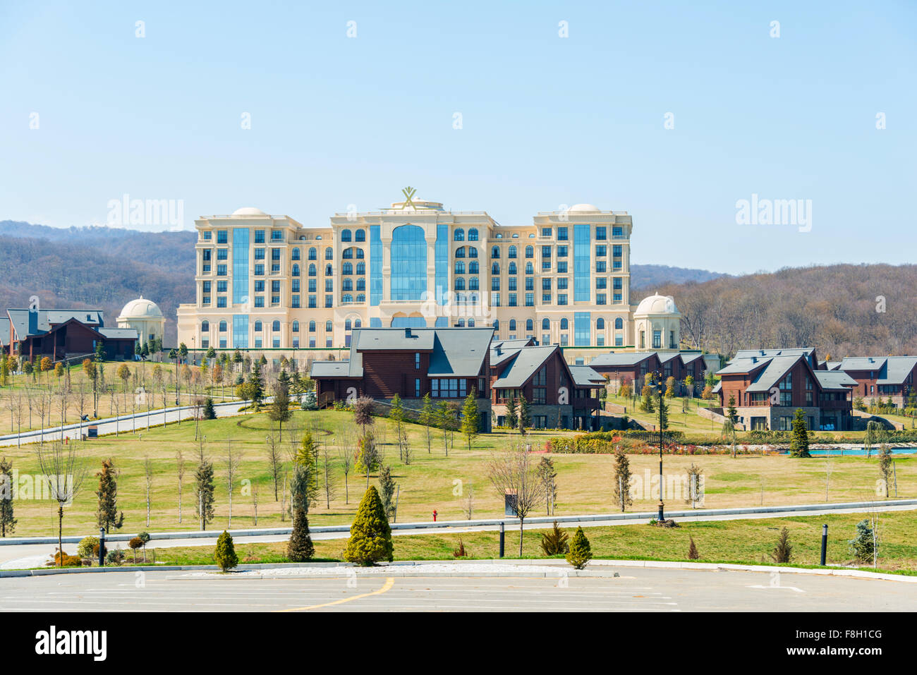Quba - MARCH 26, 2015: Quba Rixos Hotel on March 26 in Azerbaijan, Quba ...