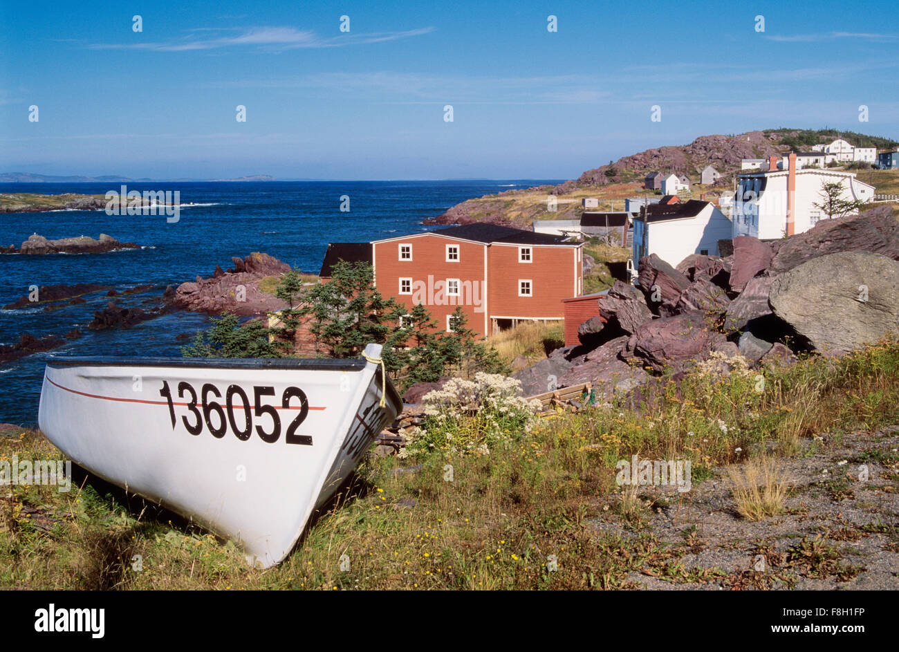Fishing village of Red Cliff, Newfoundland, Canada Stock Photo - Alamy