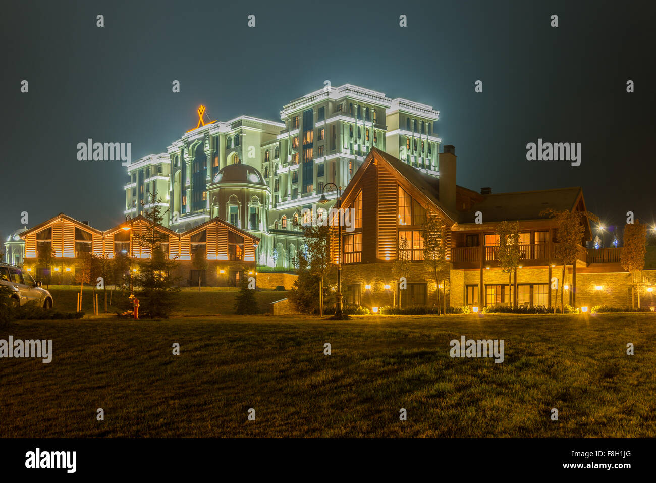 Quba - MARCH 26, 2015: Quba Rixos Hotel on March 26 in Azerbaijan, Quba ...