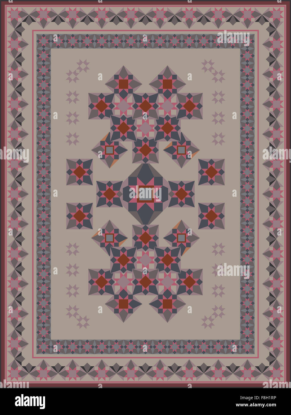 Beige Carpet Design Stock Photo - Alamy