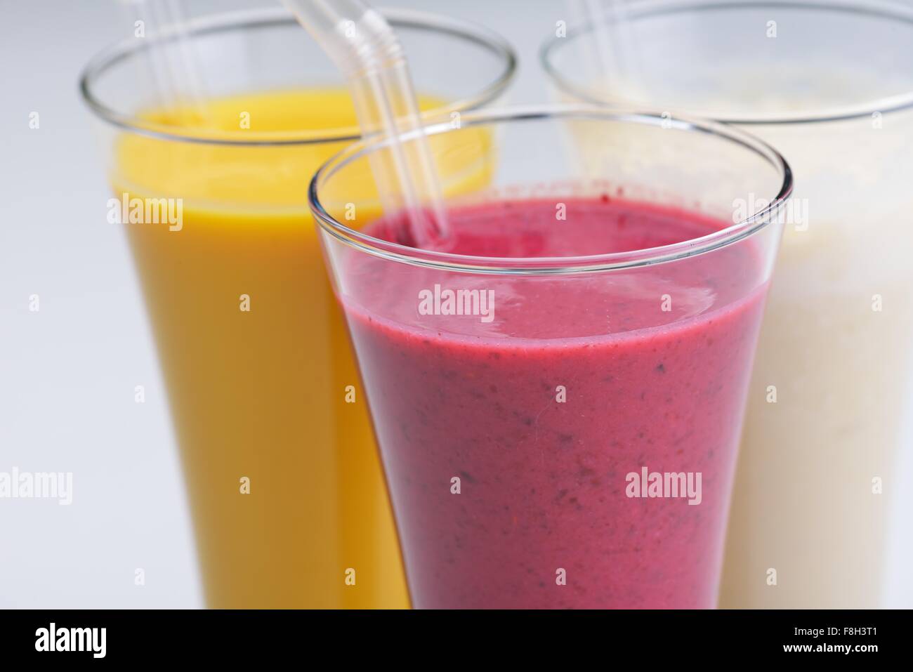 smoothies isolated shake drink fruit healthy Stock Photo - Alamy