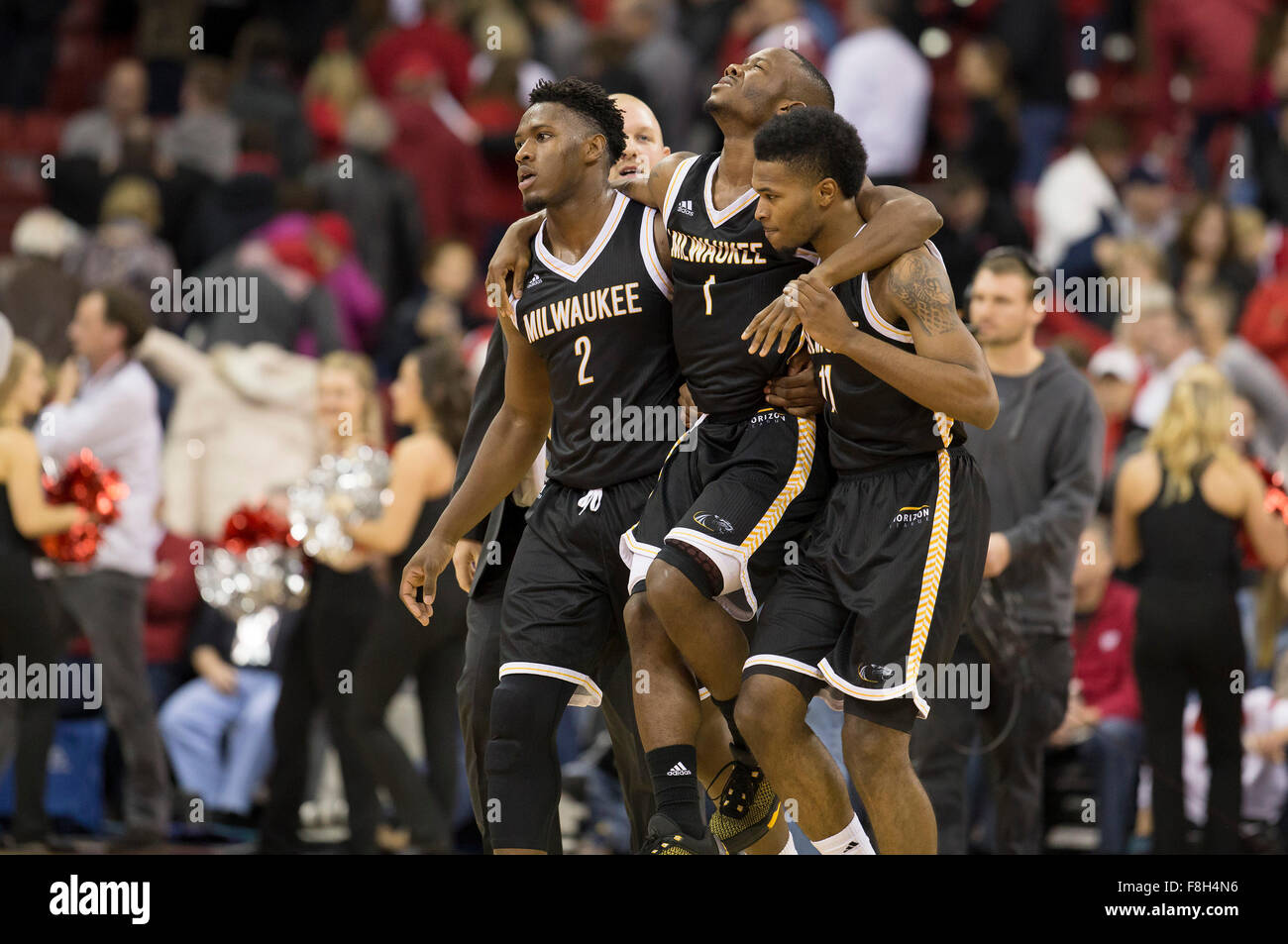 Madison, WI, USA. 9th Dec, 2015. Milwaukee Panthers guard Jordan ...