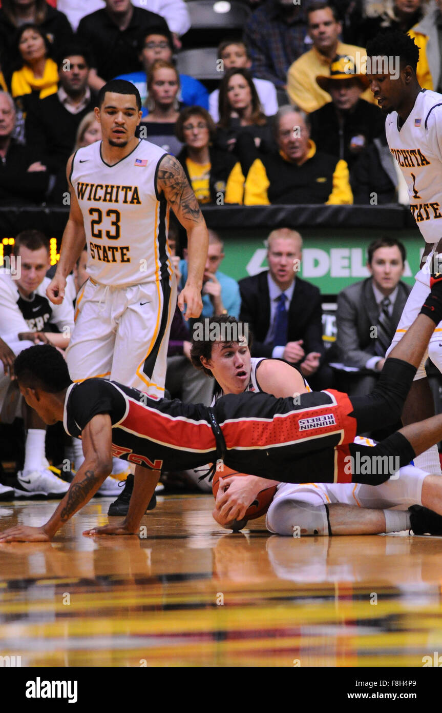 Wichita, Kansas, USA. 09th Dec, 2015. Wichita State Shockers guard Evan ...