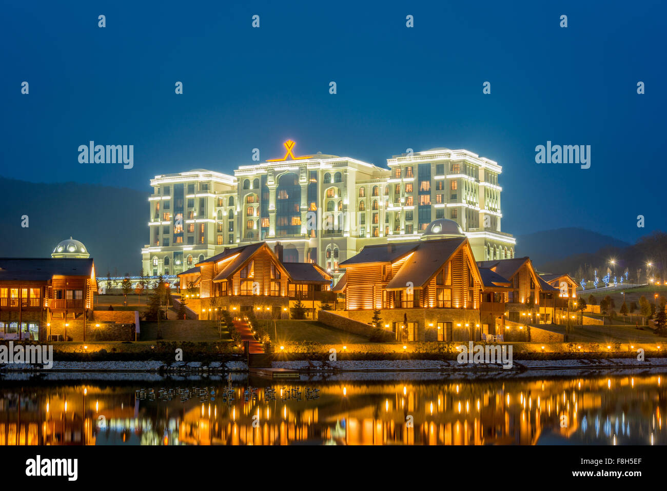 Quba - MARCH 26, 2015: Quba Rixos Hotel on March 26 in Azerbaijan, Quba ...