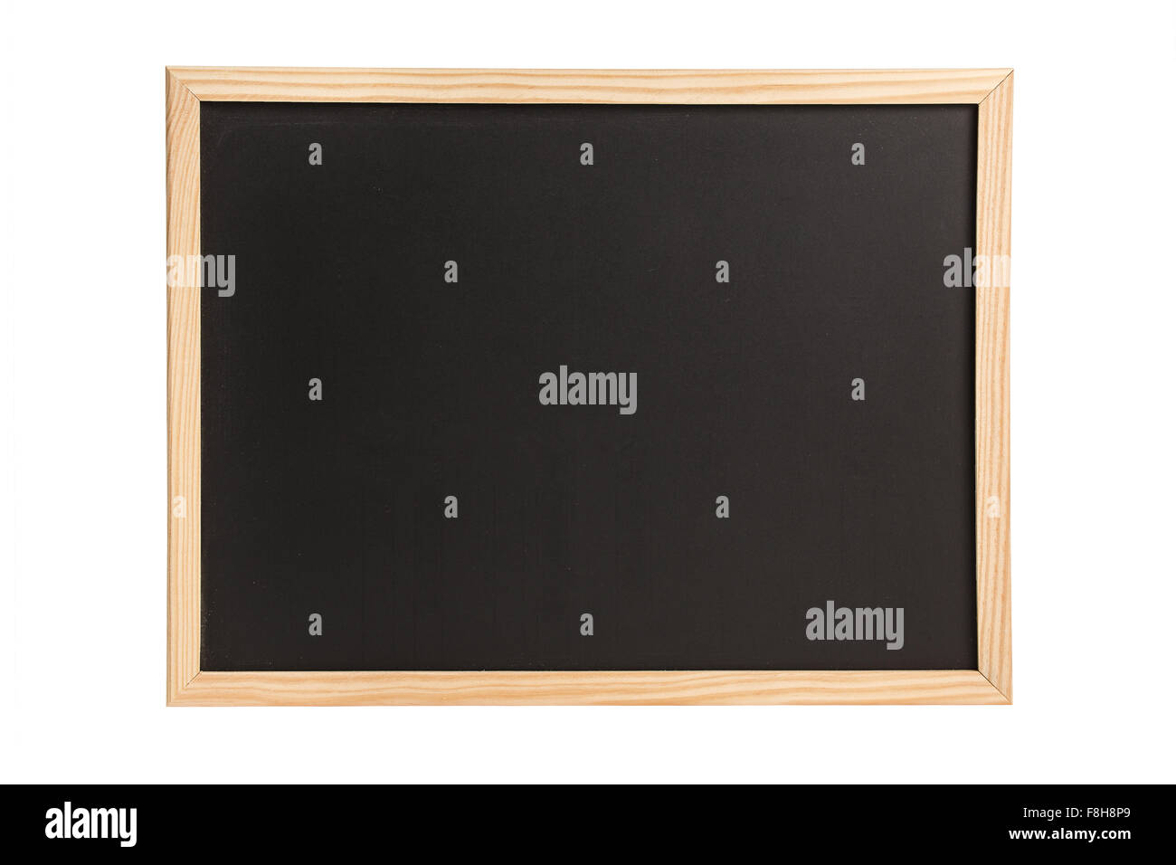 Empty wooden chalkboard Stock Photo - Alamy