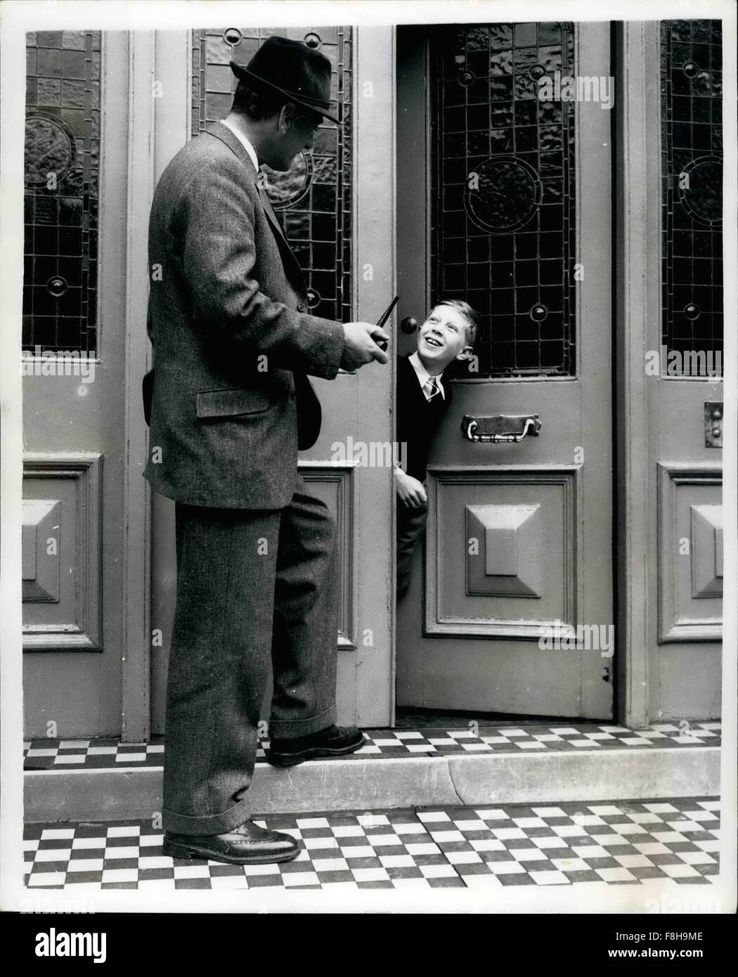 1962 - Ten-year-old Edward Eisner welcomes Chris Powell at his home in ...
