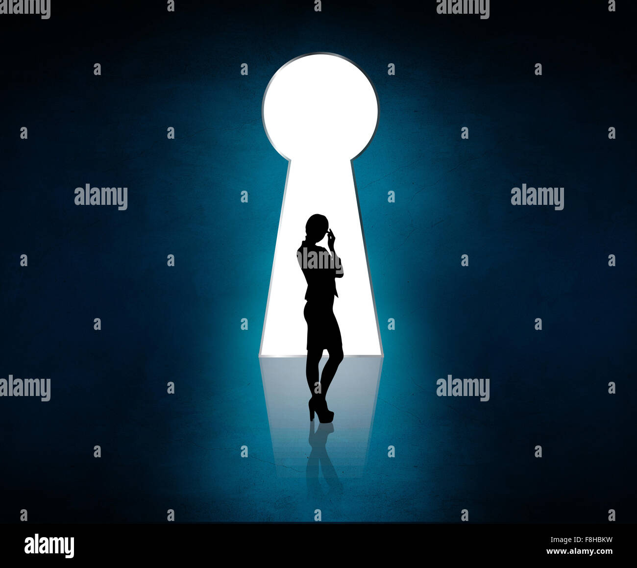 Human silhouette hole hi-res stock photography and images - Alamy