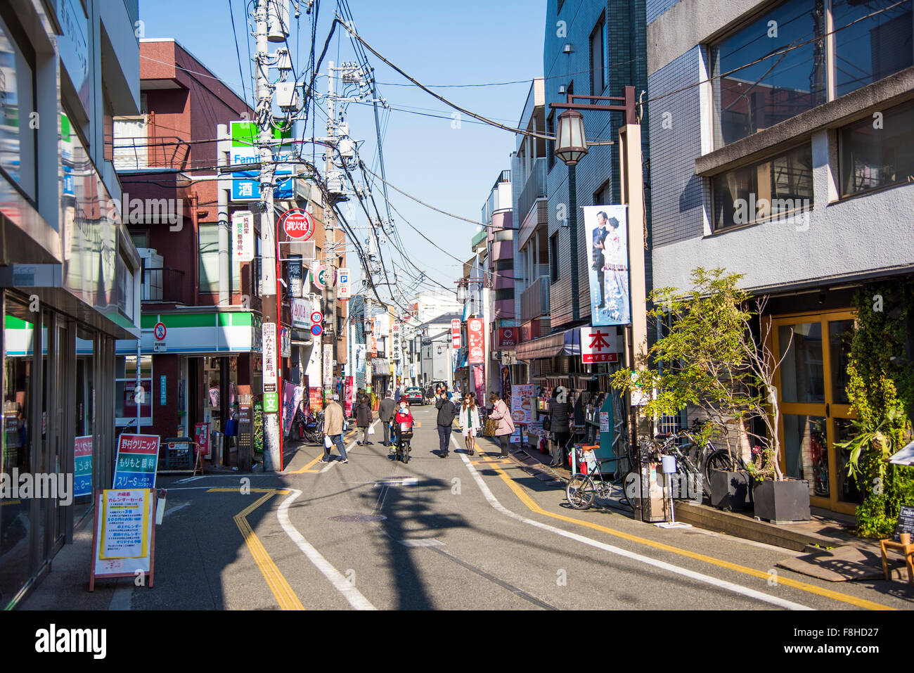 Shoin Jinja street shopping mall,Setagaya-Ku,Tokyo,Japan Stock Photo ...