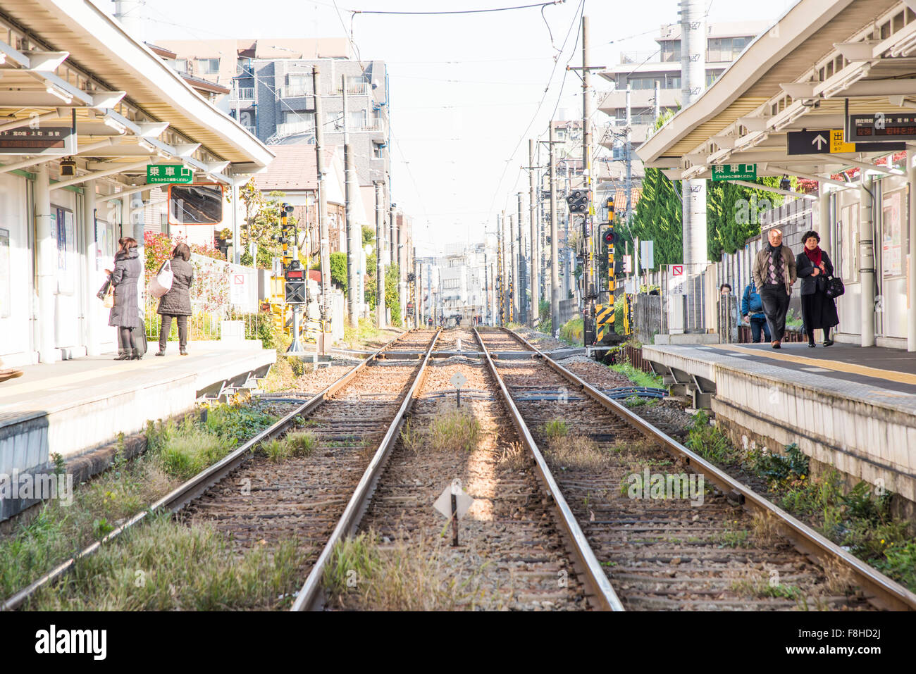 Tokyu Setagaya Line Setagaya Station,Setagaya-Ku,Tokyo,Japan Stock ...