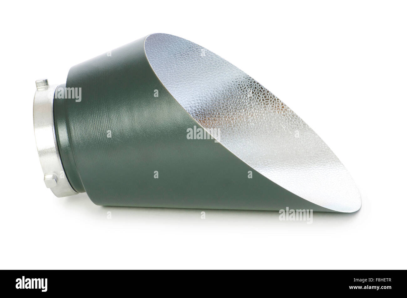 Backlight reflector isolated on the white background Stock Photo - Alamy