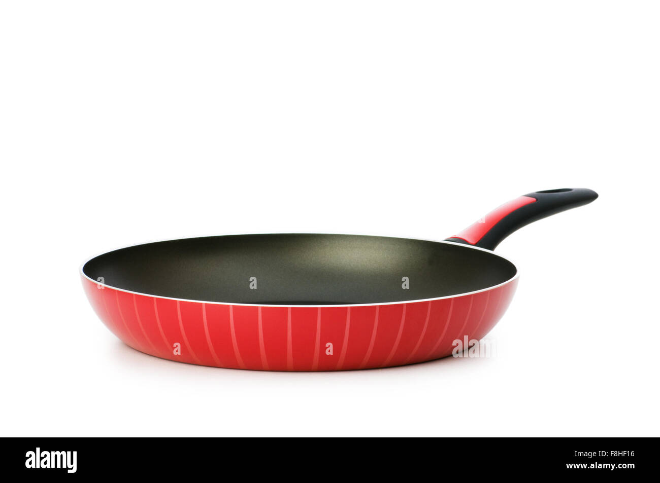 Frying pan isolated on the white background Stock Photo - Alamy