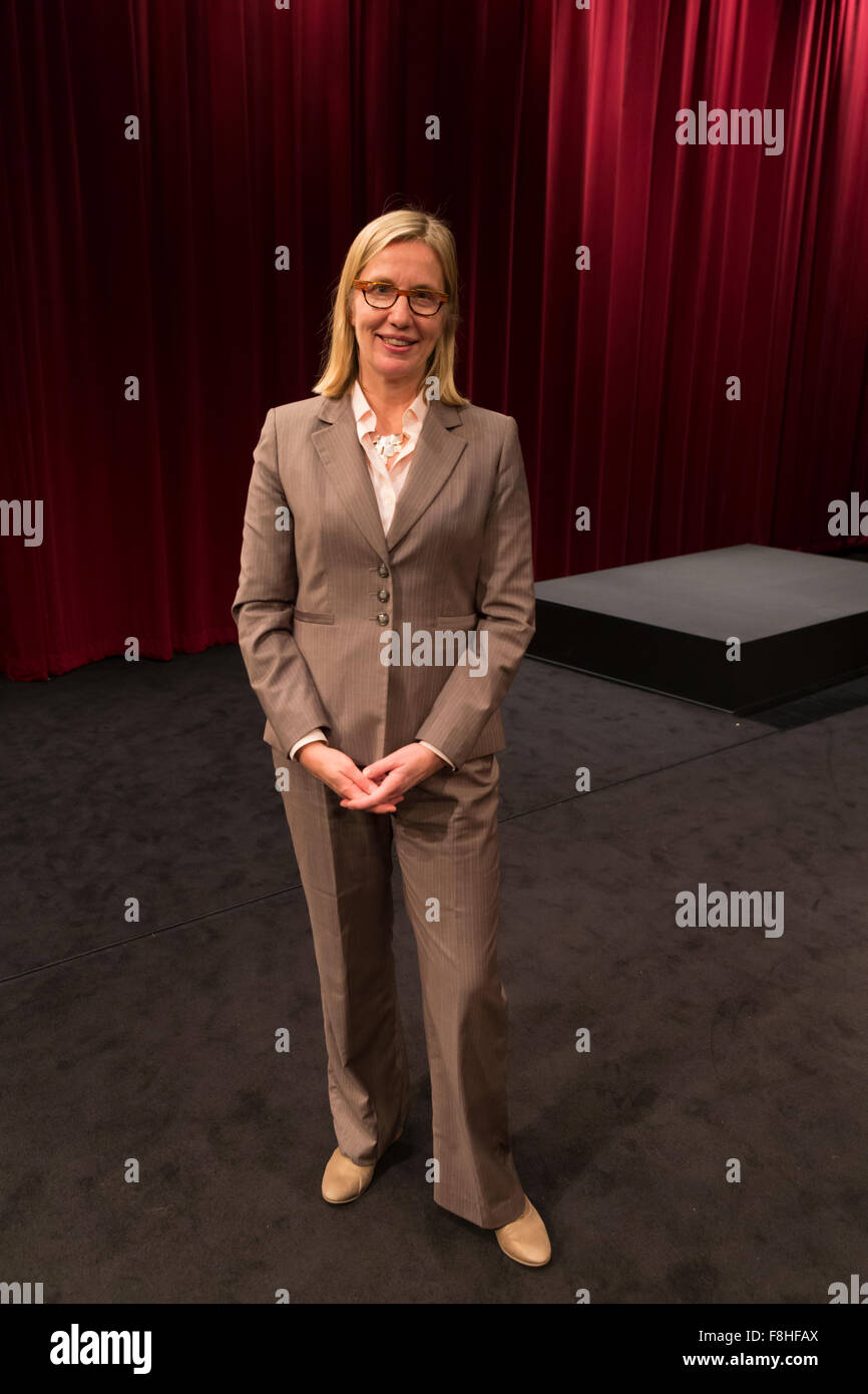 New York, NY USA - December 9, 2015: Hanna Hamila attends screening of ...