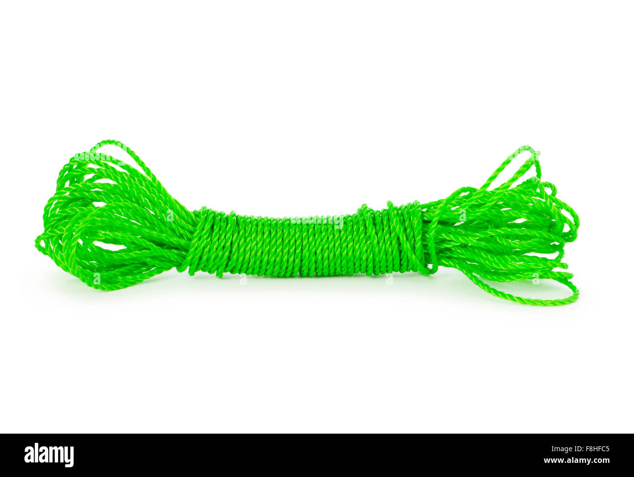 Rope skein isolated on the white background Stock Photo - Alamy