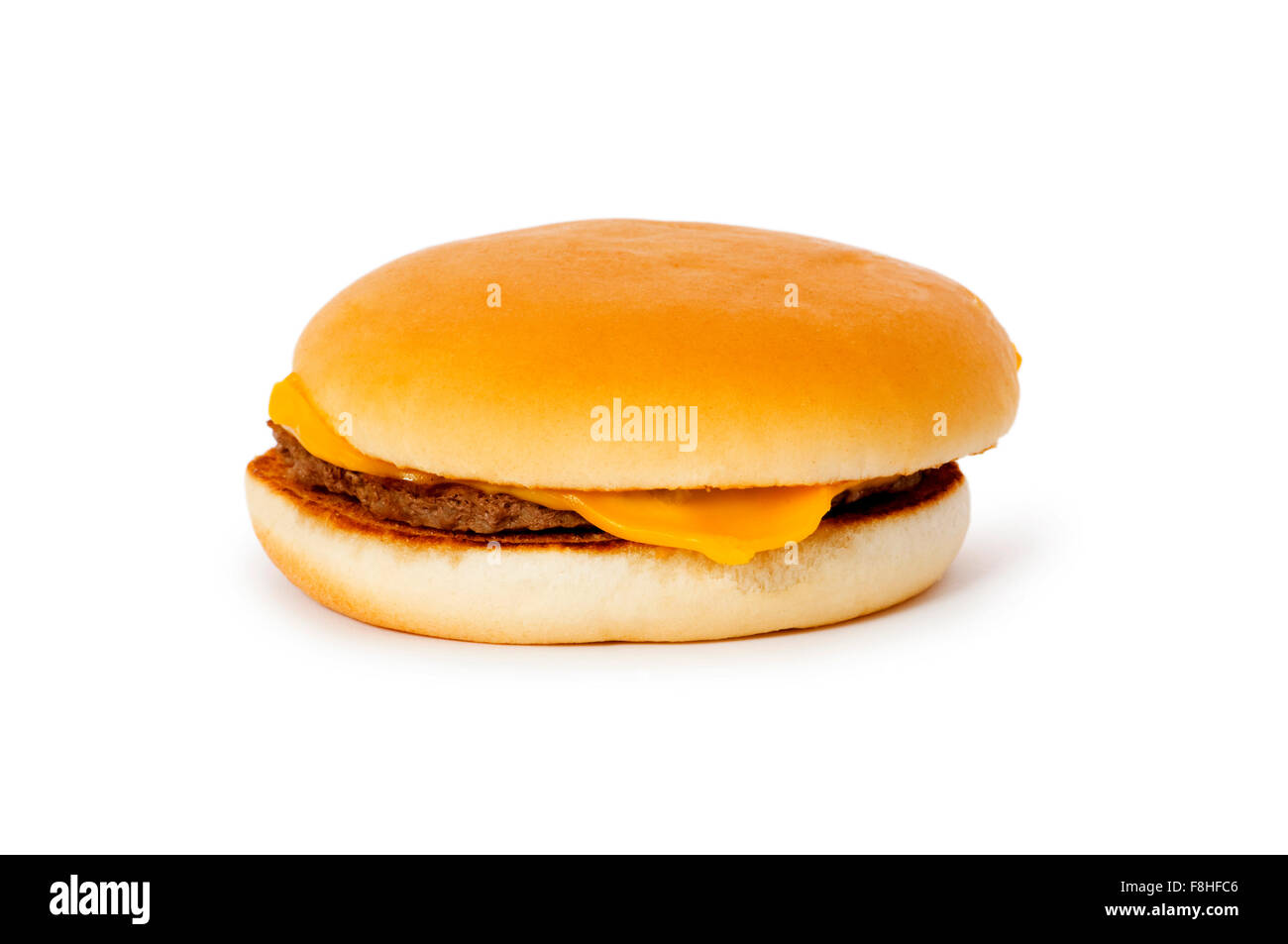 Cheeseburger isolated on the white background Stock Photo - Alamy