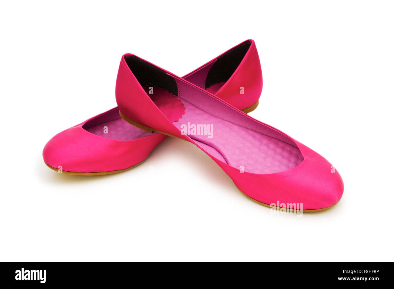 Woman shoes isolated on the white background Stock Photo - Alamy