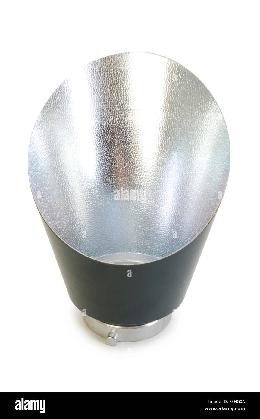 Backlight reflector isolated on the white background Stock Photo - Alamy