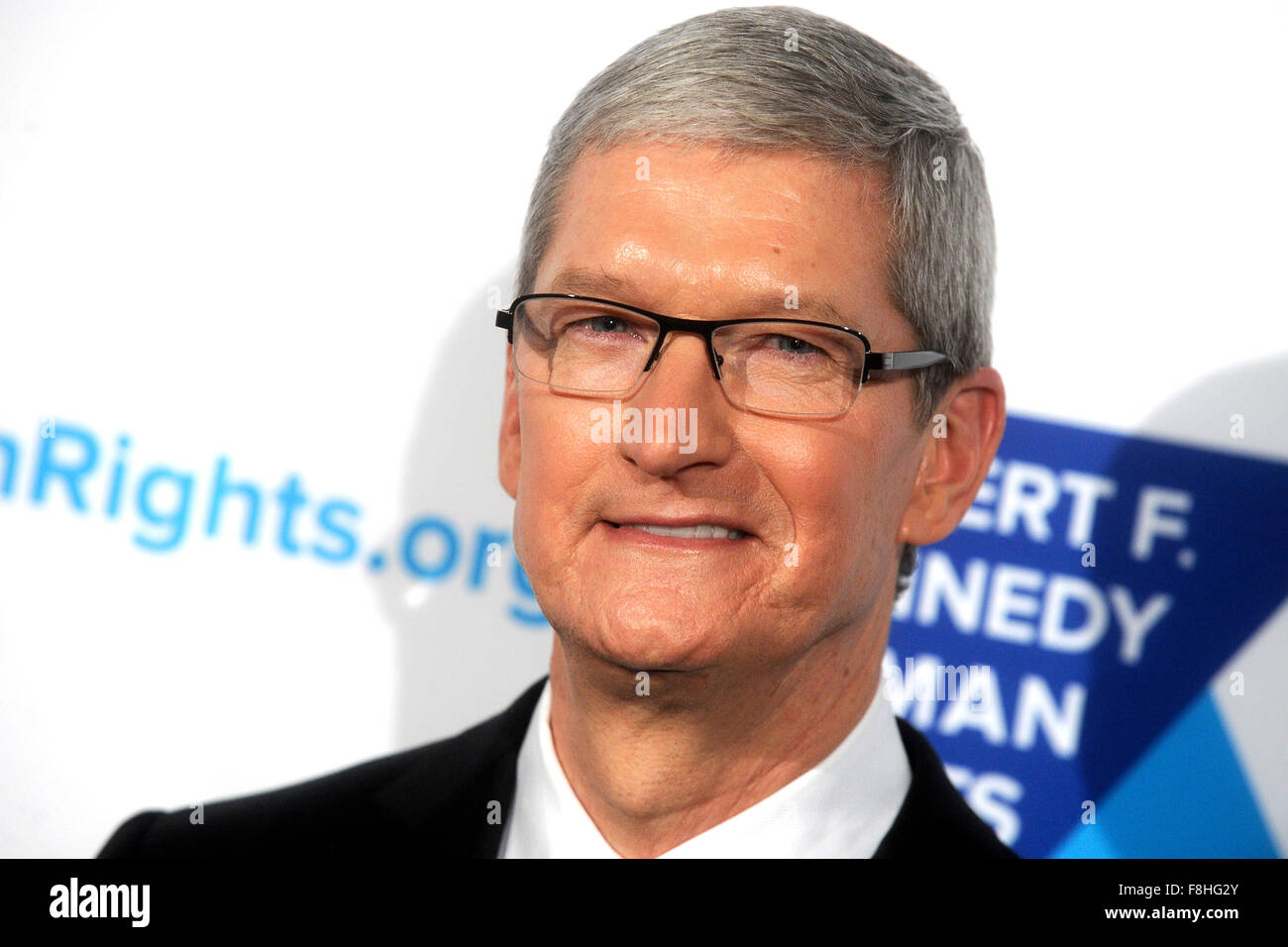 Tim Cook attends the Robert F. Kennedy human rights 2015 Ripple of Hope ...