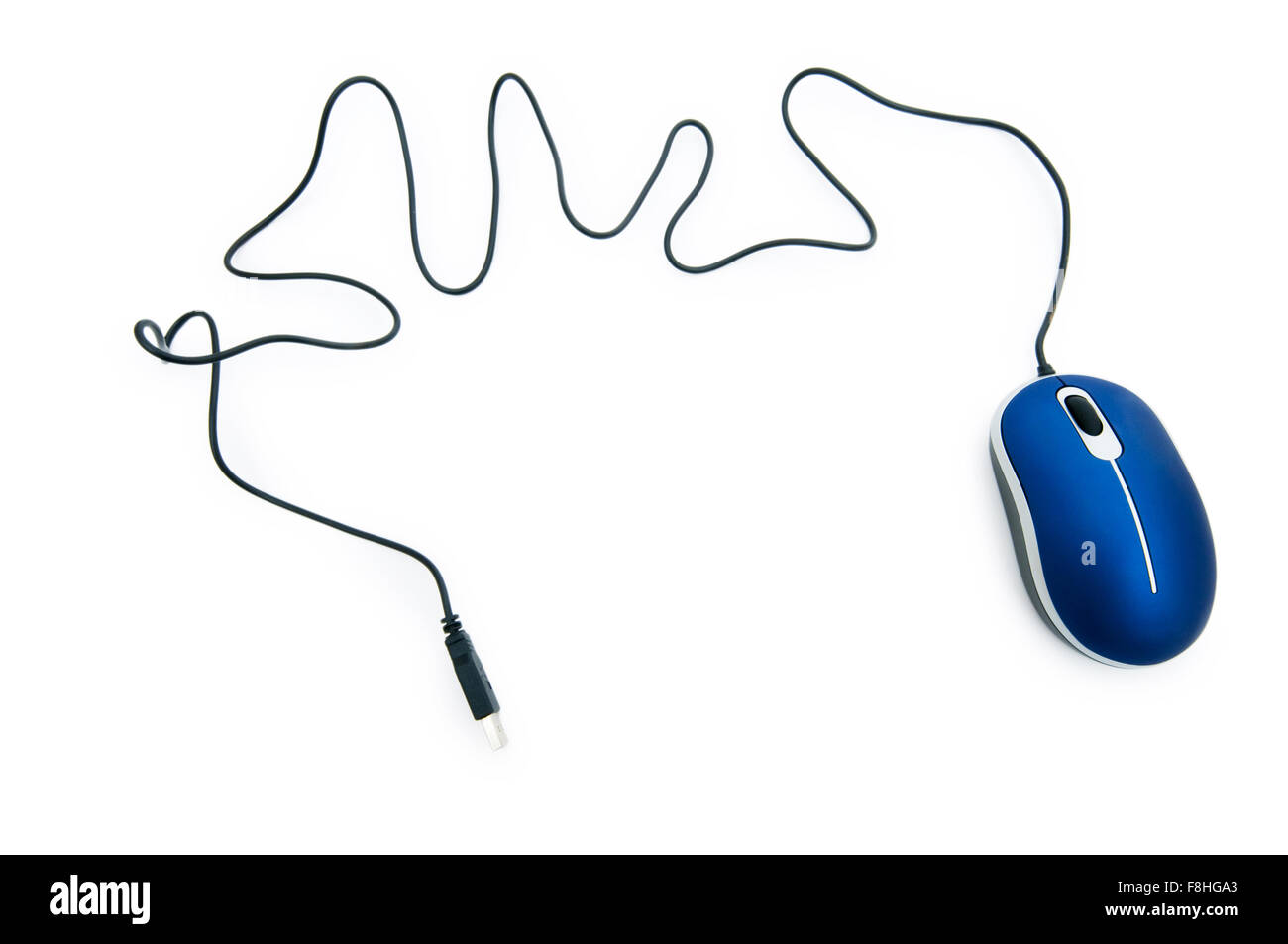 Computer mouse isolated on the white background Stock Photo - Alamy
