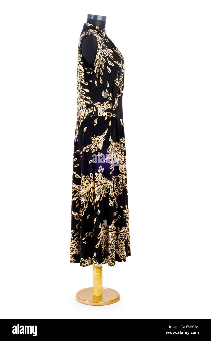 Woman dress isolated on the white background Stock Photo - Alamy