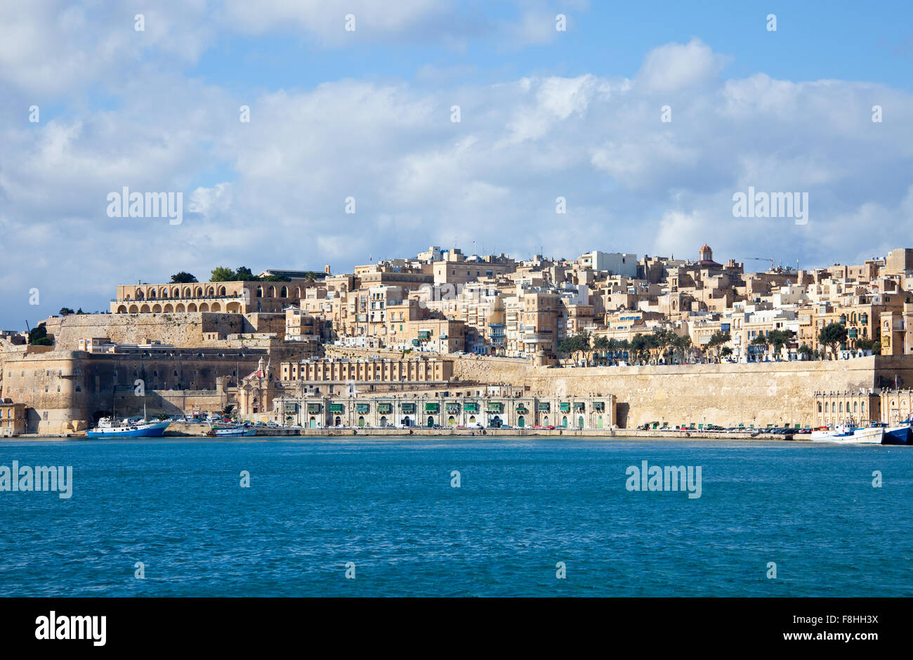 View of Valletta from Grand Harbour. Malta Stock Photo - Alamy