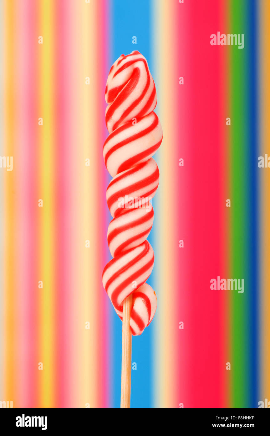 Colourful lollipop against the colourful background Stock Photo - Alamy