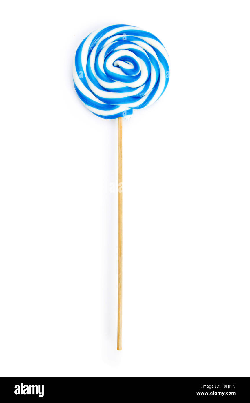 Colourful lollipop isolated on the white background Stock Photo - Alamy