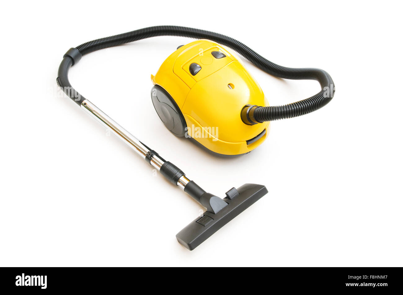 Vacuum cleaner isolated on the white background Stock Photo - Alamy