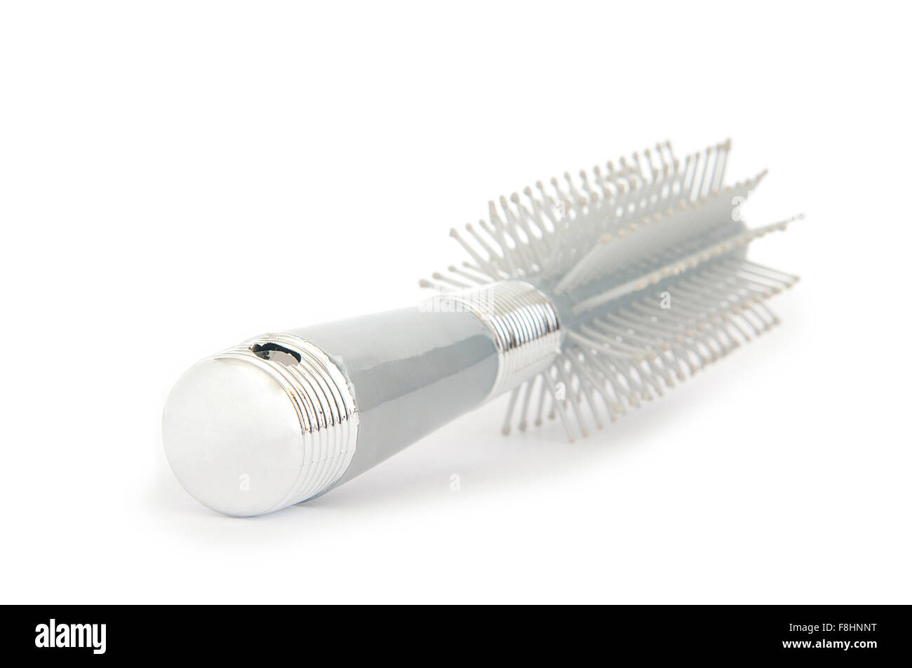 Grey comb isolated on the white background Stock Photo - Alamy