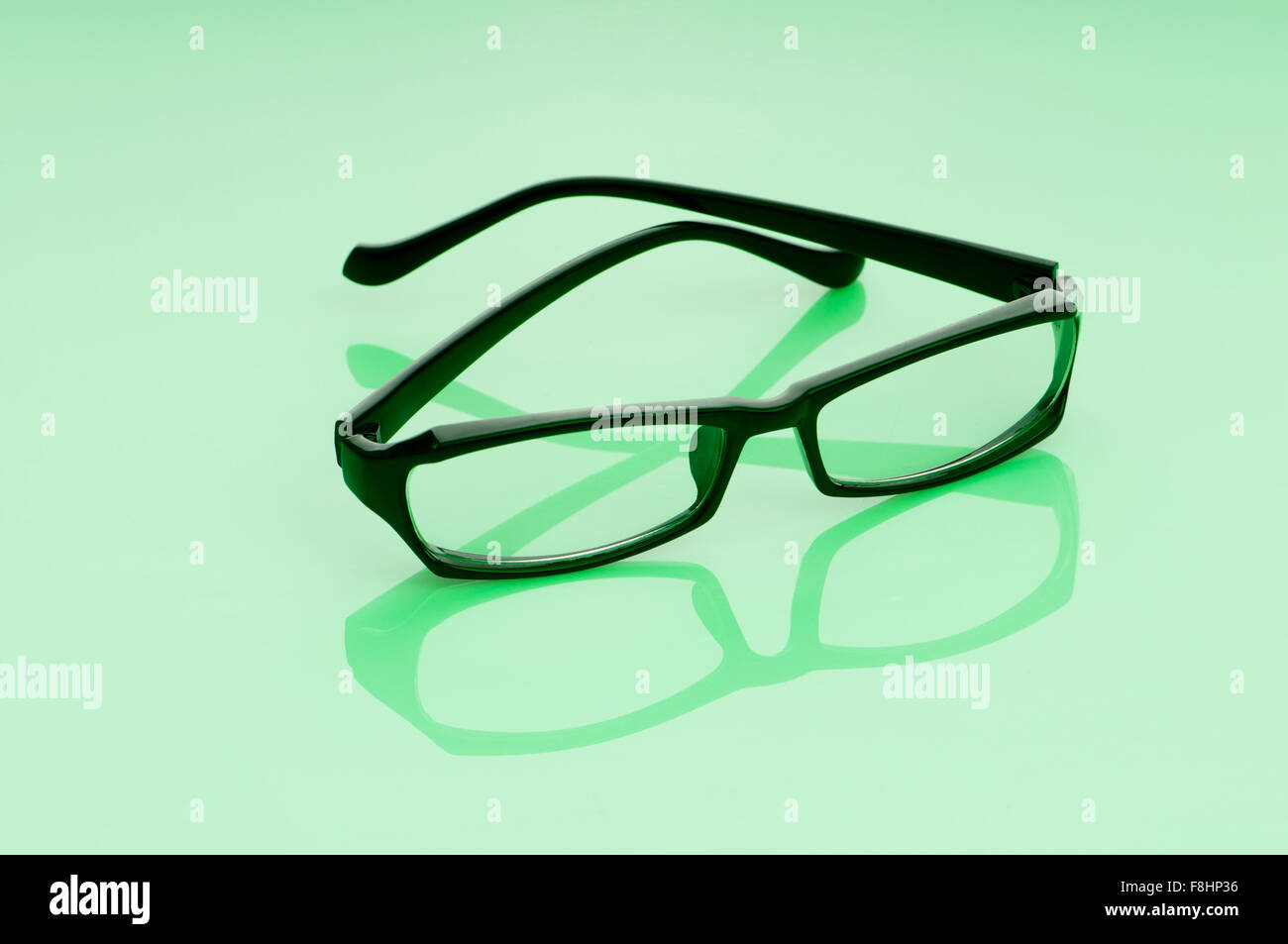 Optical reading glasses on the background Stock Photo - Alamy