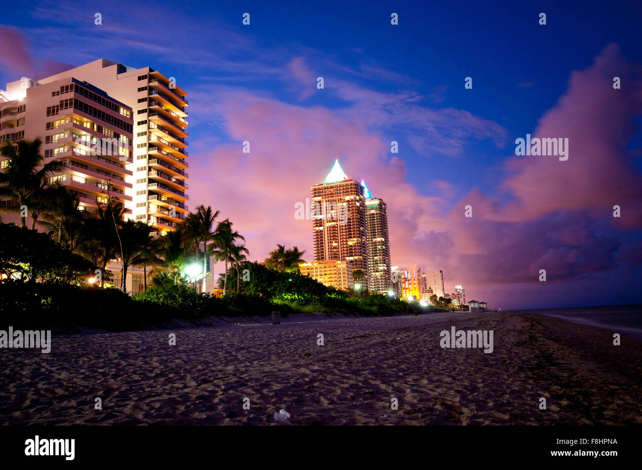 Panorama of the hotel near sea side Stock Photo - Alamy