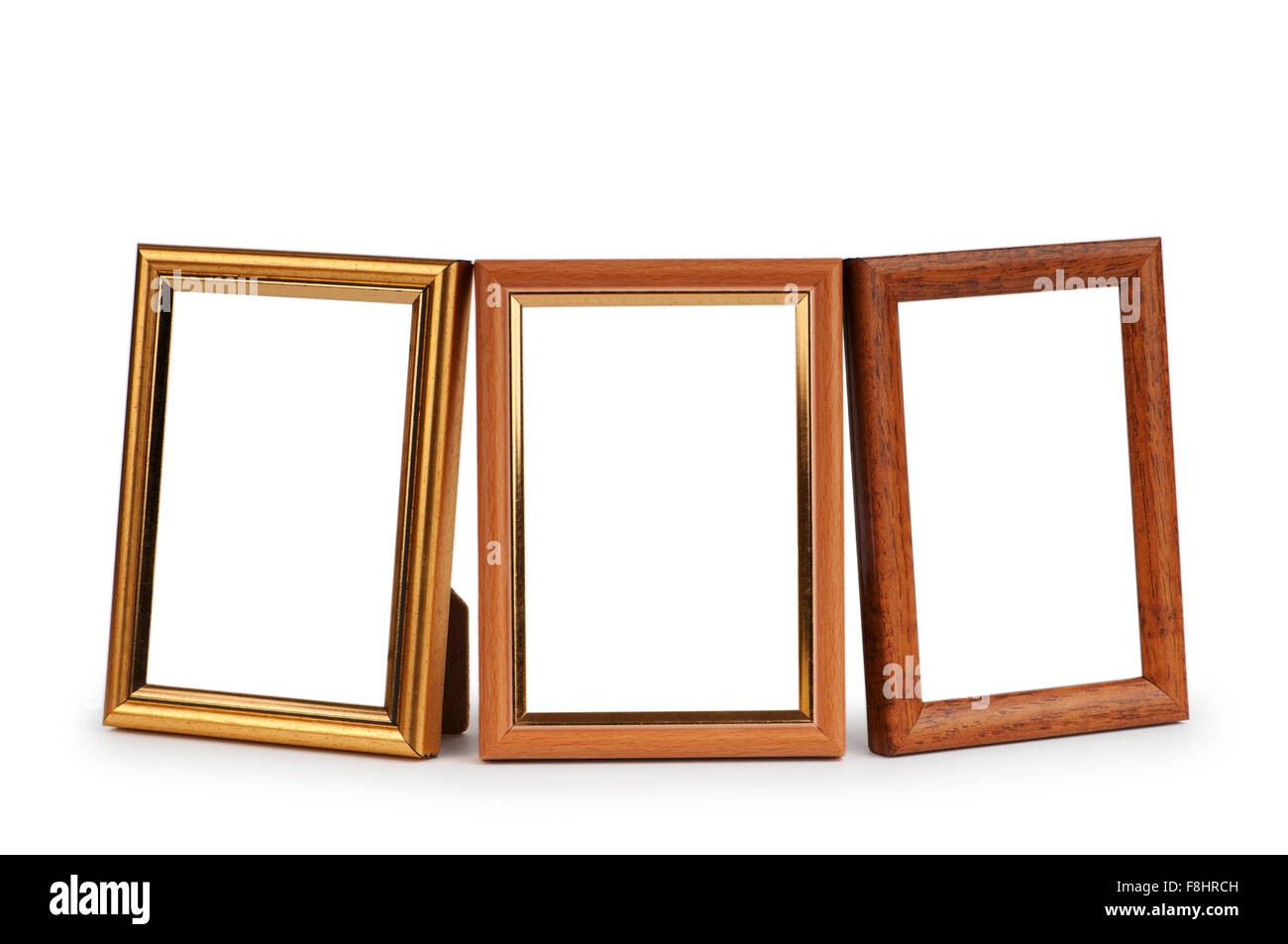 Picture frame isolated on the white background Stock Photo - Alamy