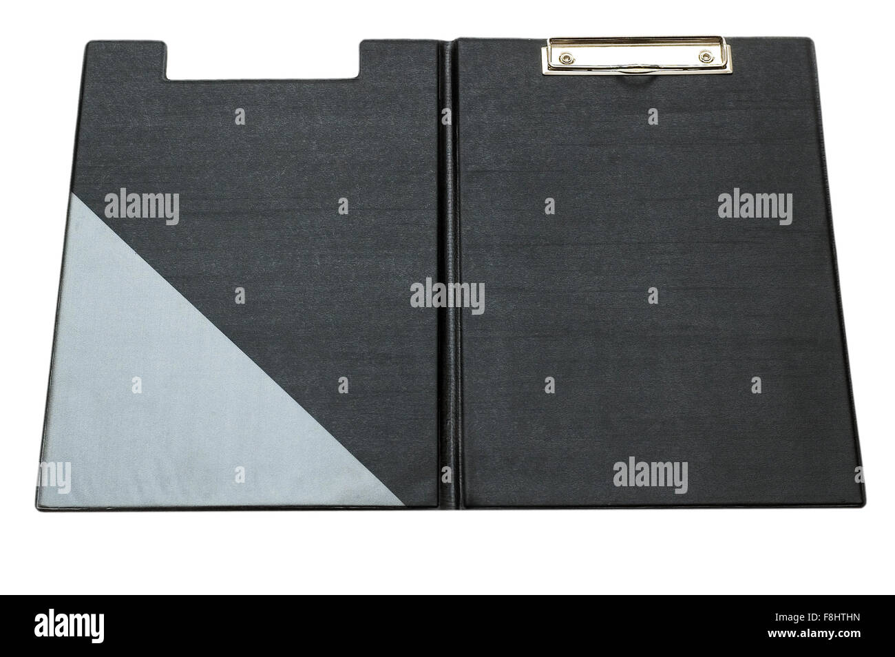 Open binder isolated on the white background Stock Photo - Alamy