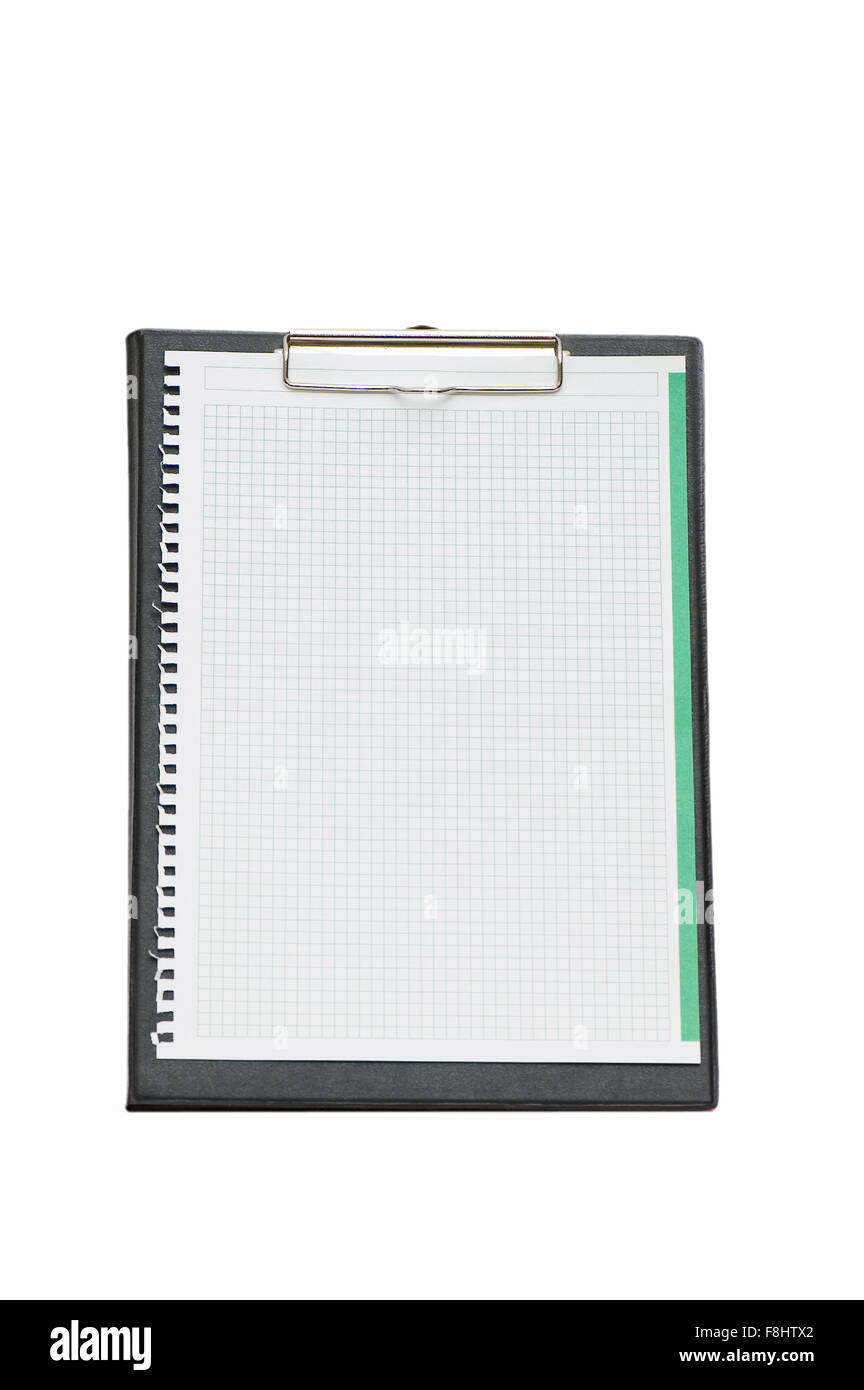 Open binder isolated on the white background Stock Photo - Alamy