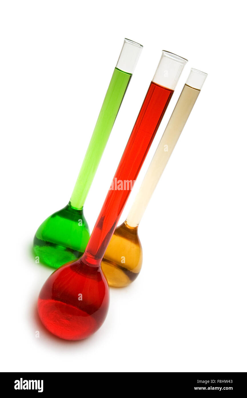 Various coloured tubes isolated on the white Stock Photo - Alamy
