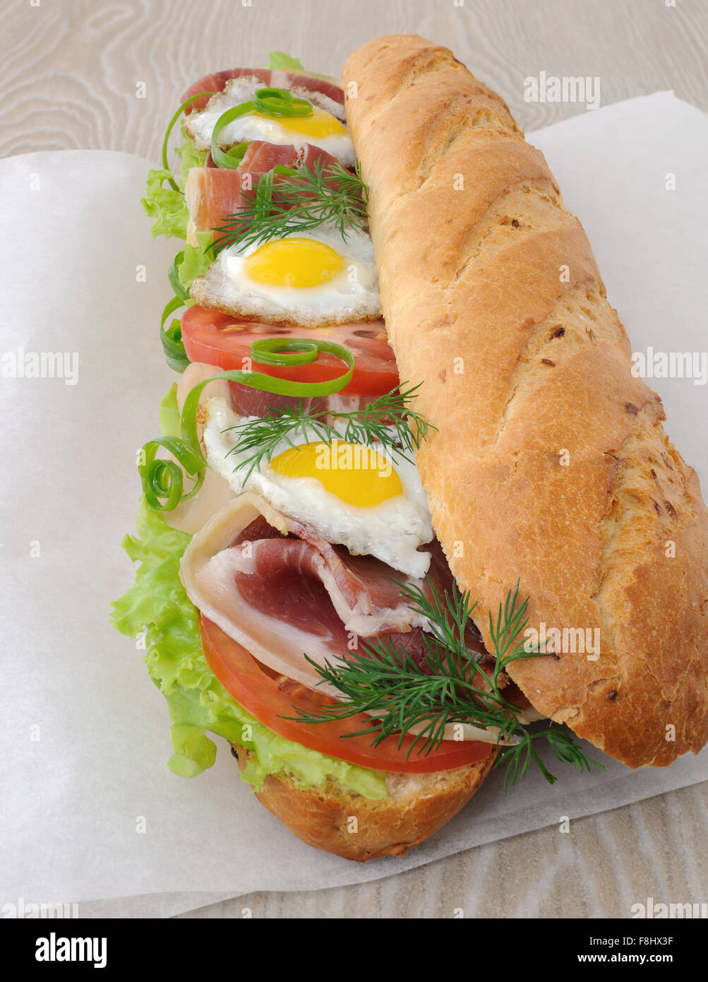 Ham sandwich big hi-res stock photography and images - Alamy