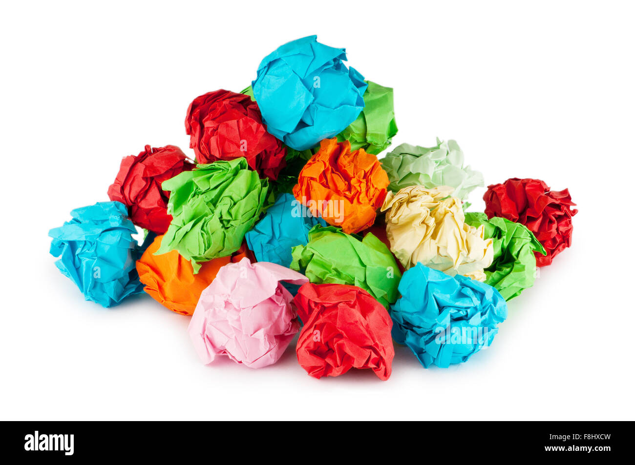 Recycling concept with lots of waster paper Stock Photo - Alamy
