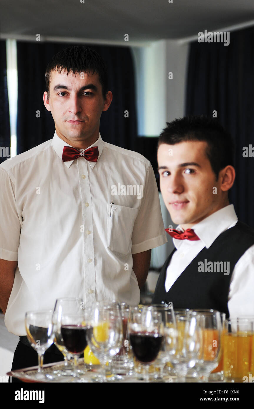 catering buffet food party preparation man Stock Photo - Alamy