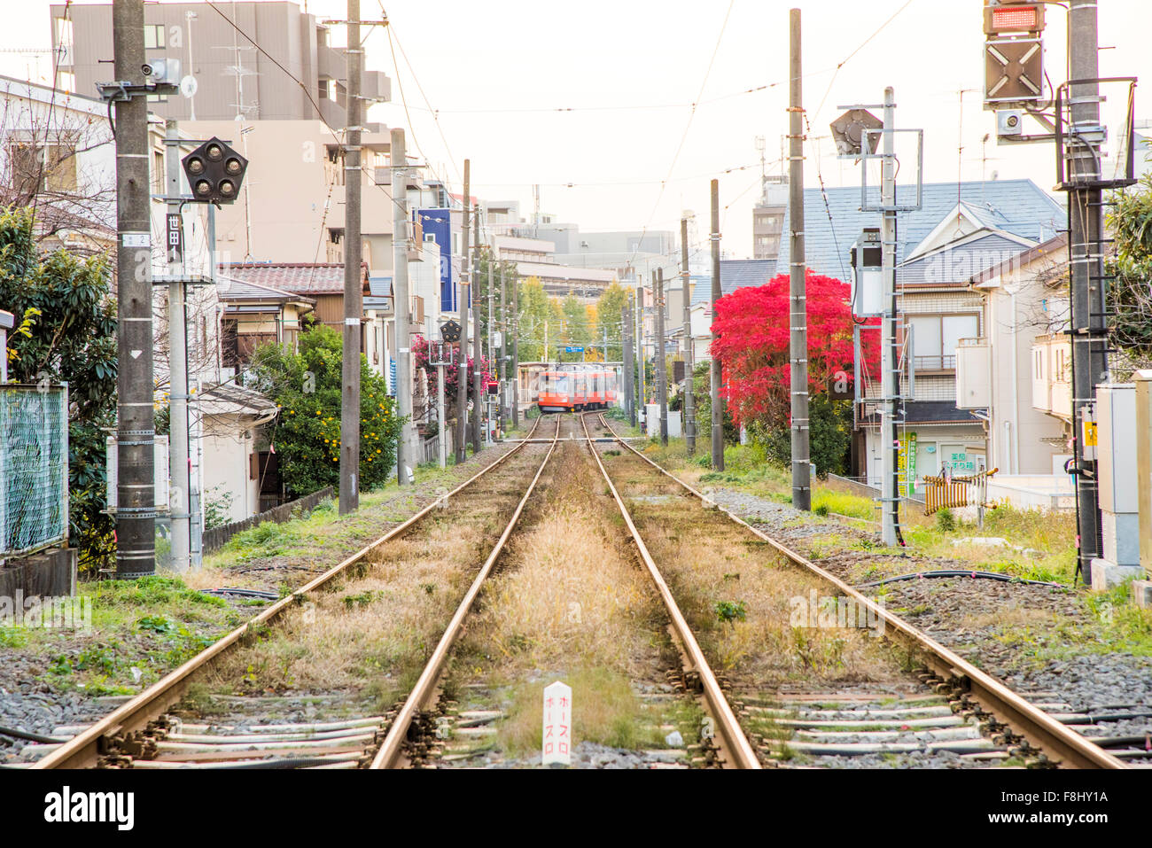 Tokyu Setagaya Line Kamimachi Station,Setagaya-Ku,Tokyo,Japan Stock ...