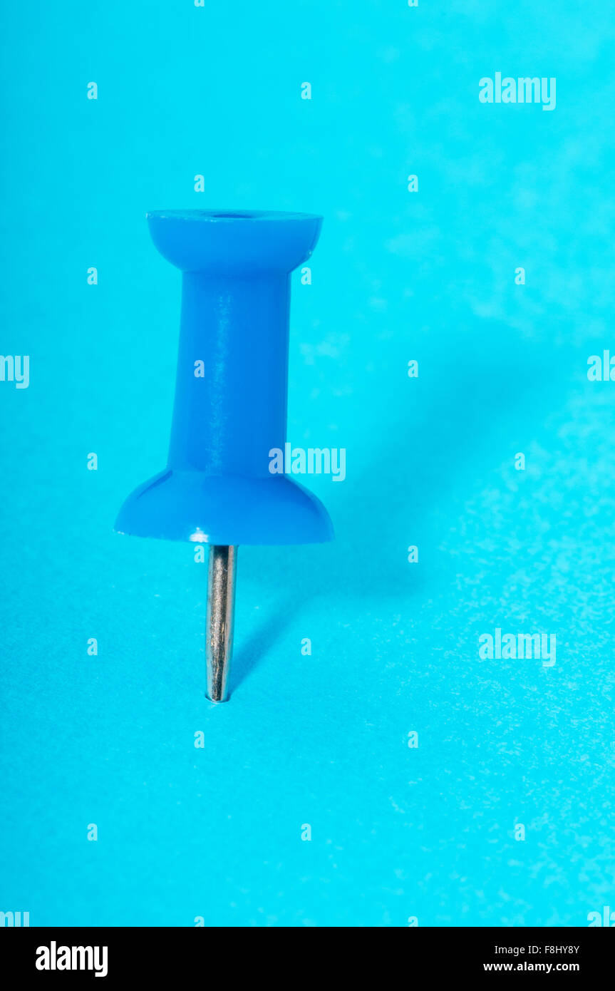 Office pins on the paper Stock Photo - Alamy