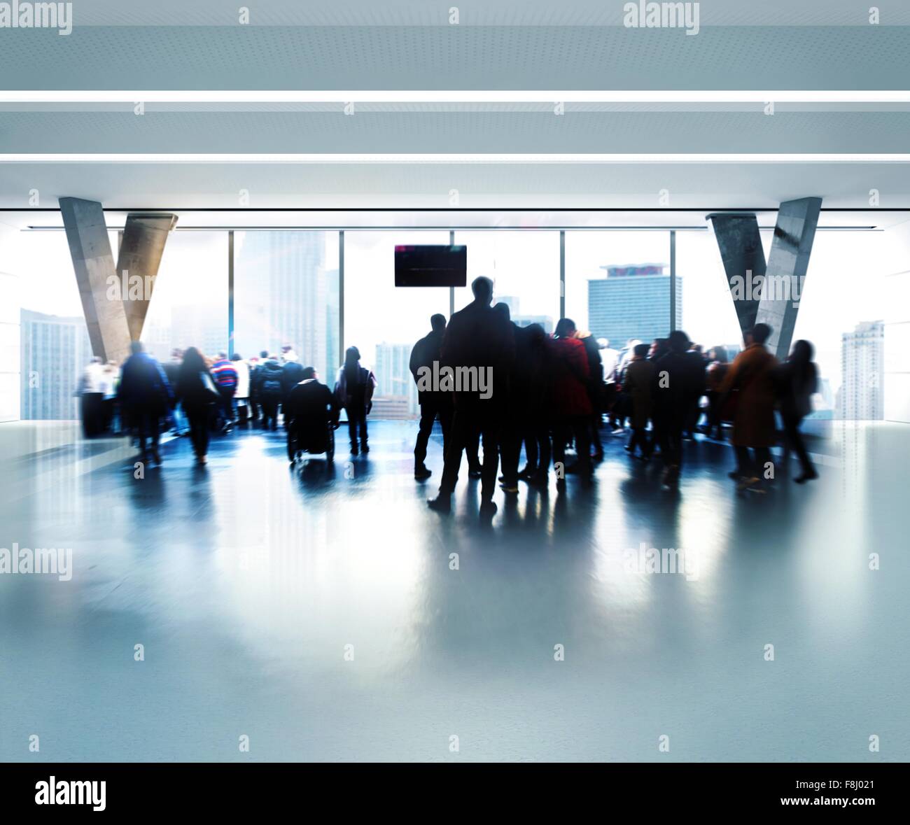 Airport departure panorama hi-res stock photography and images - Alamy