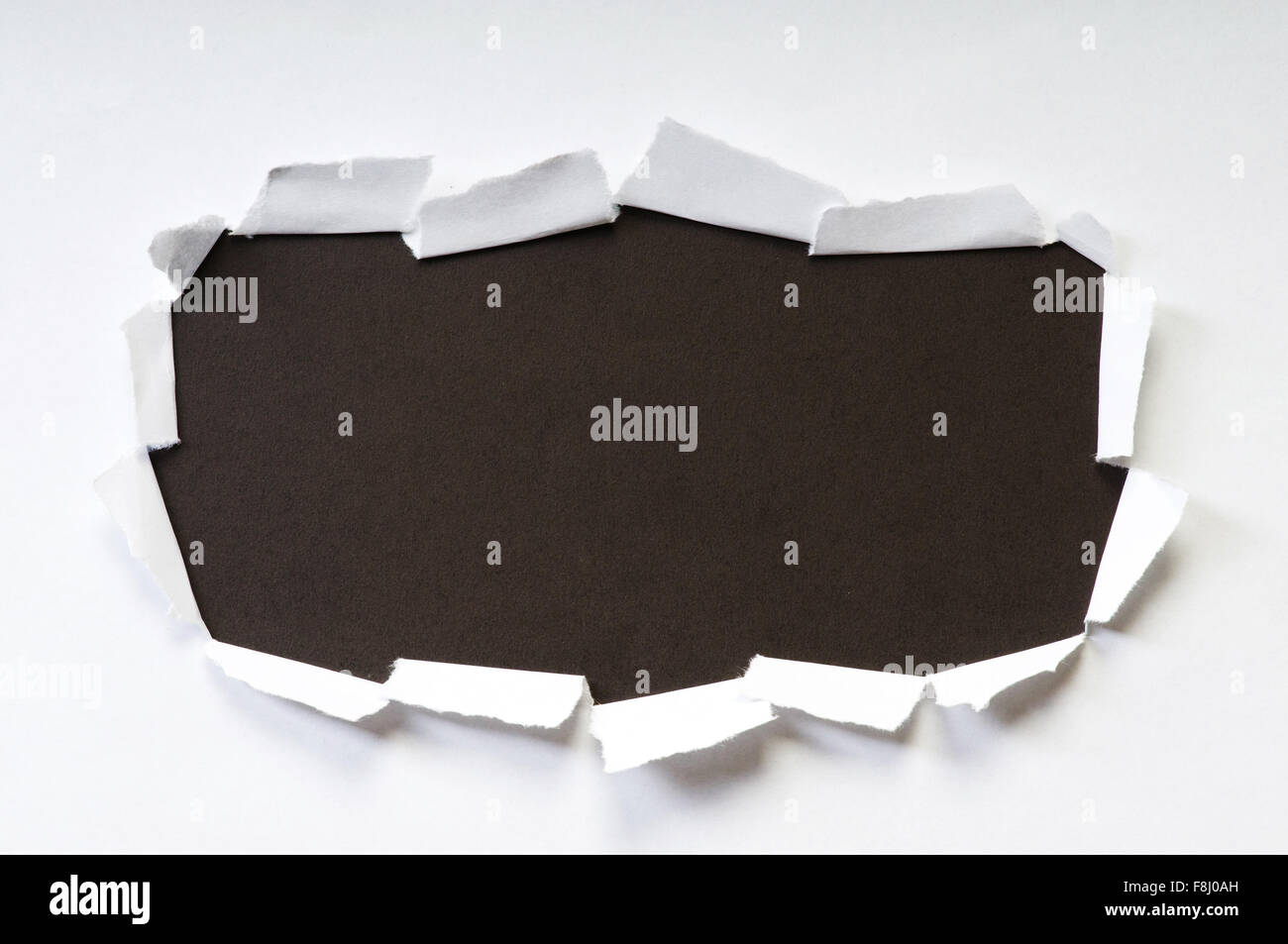 Space for your message on torn paper Stock Photo - Alamy