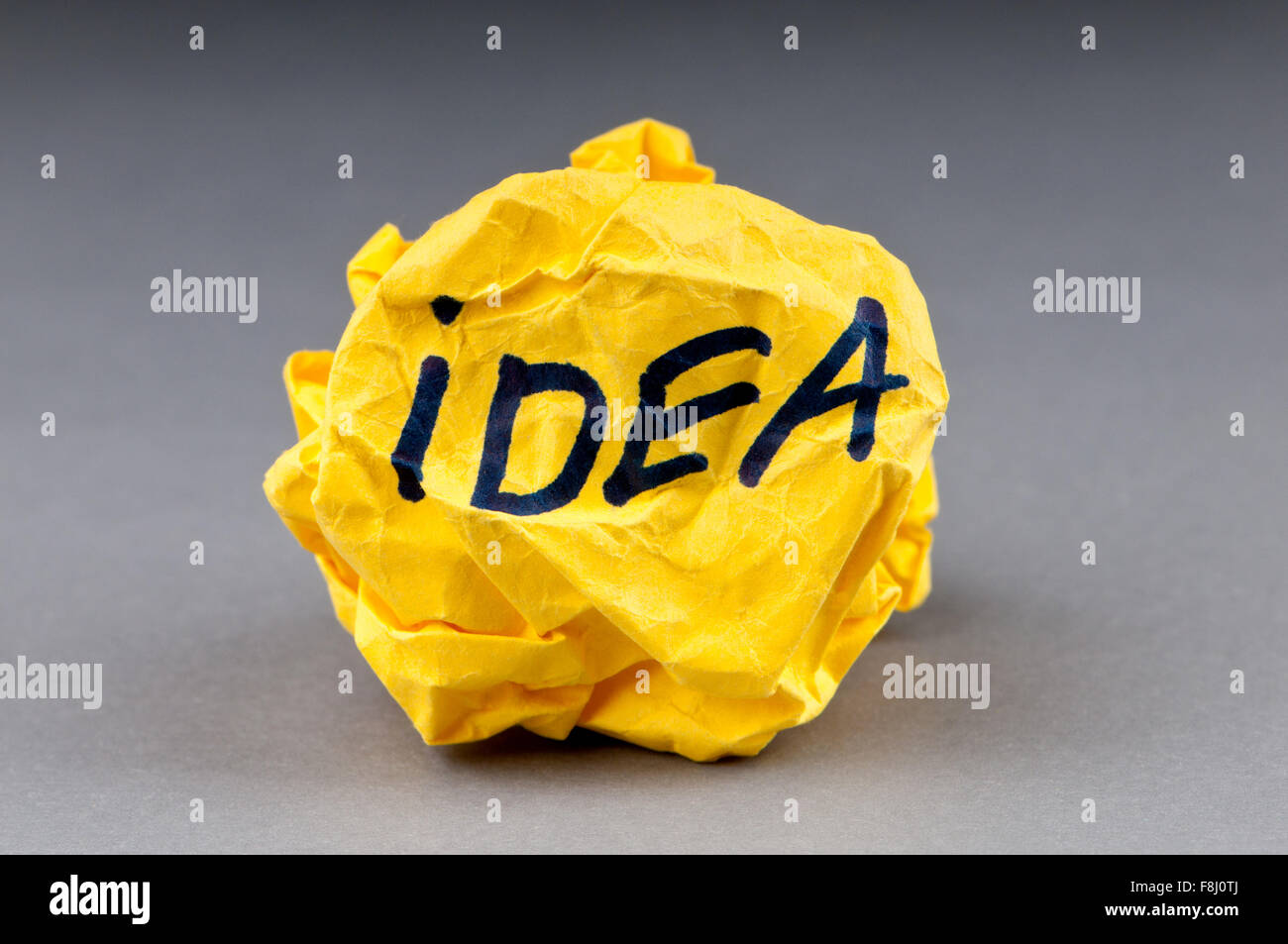 Rejected idea concept with paper Stock Photo - Alamy