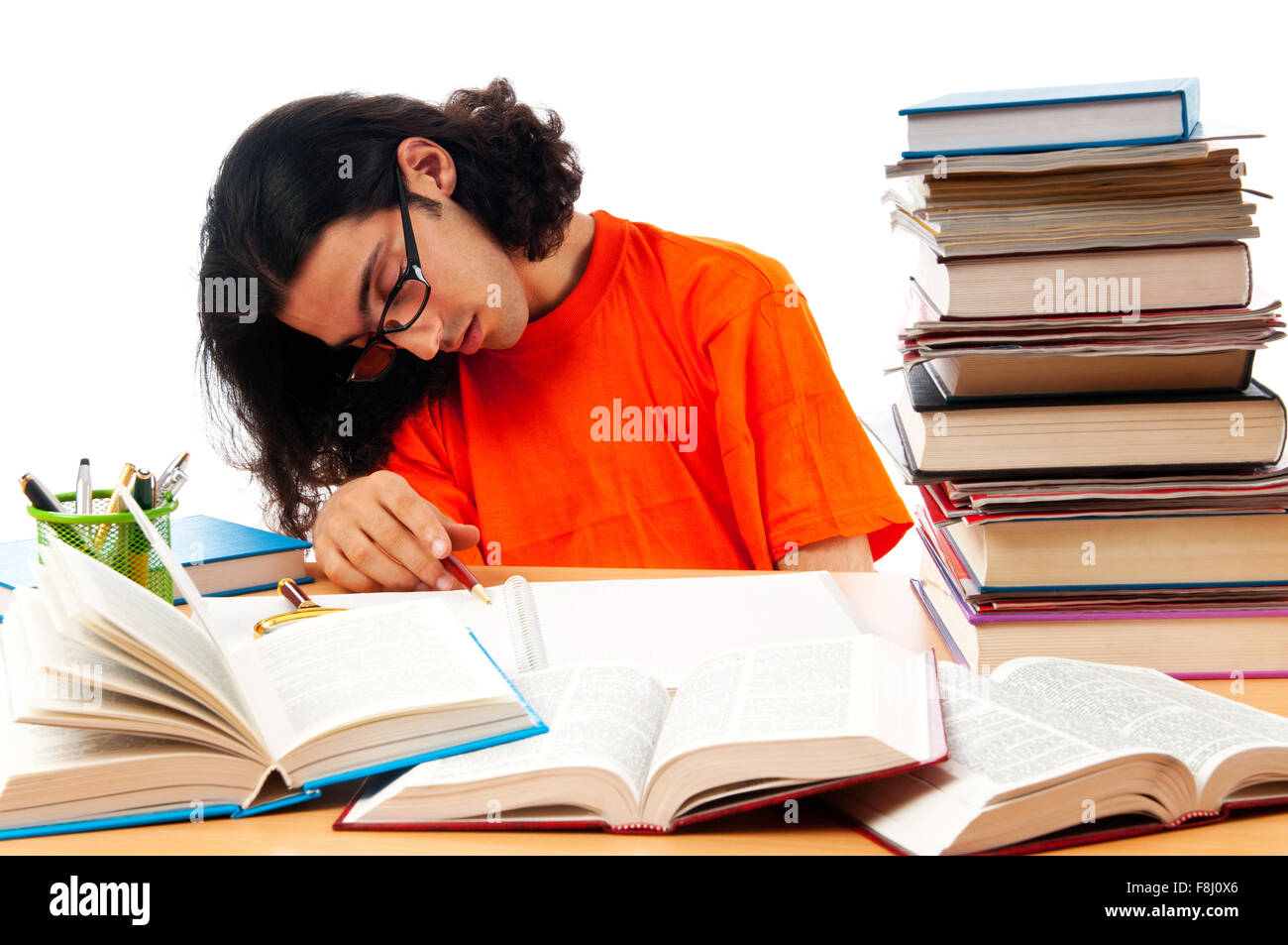Education concept with student Stock Photo - Alamy