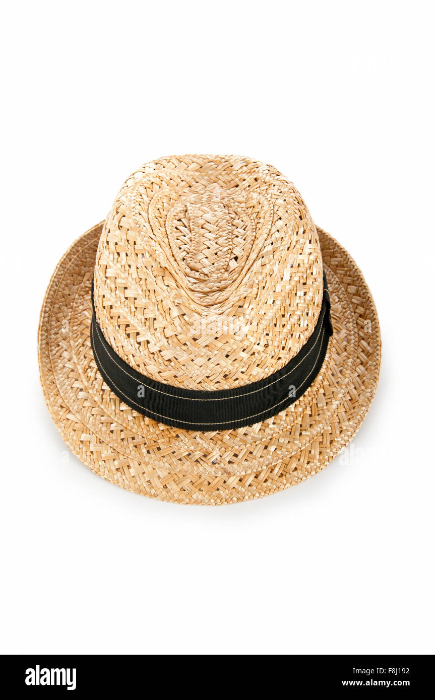 Summer hat isolated on the white background Stock Photo - Alamy