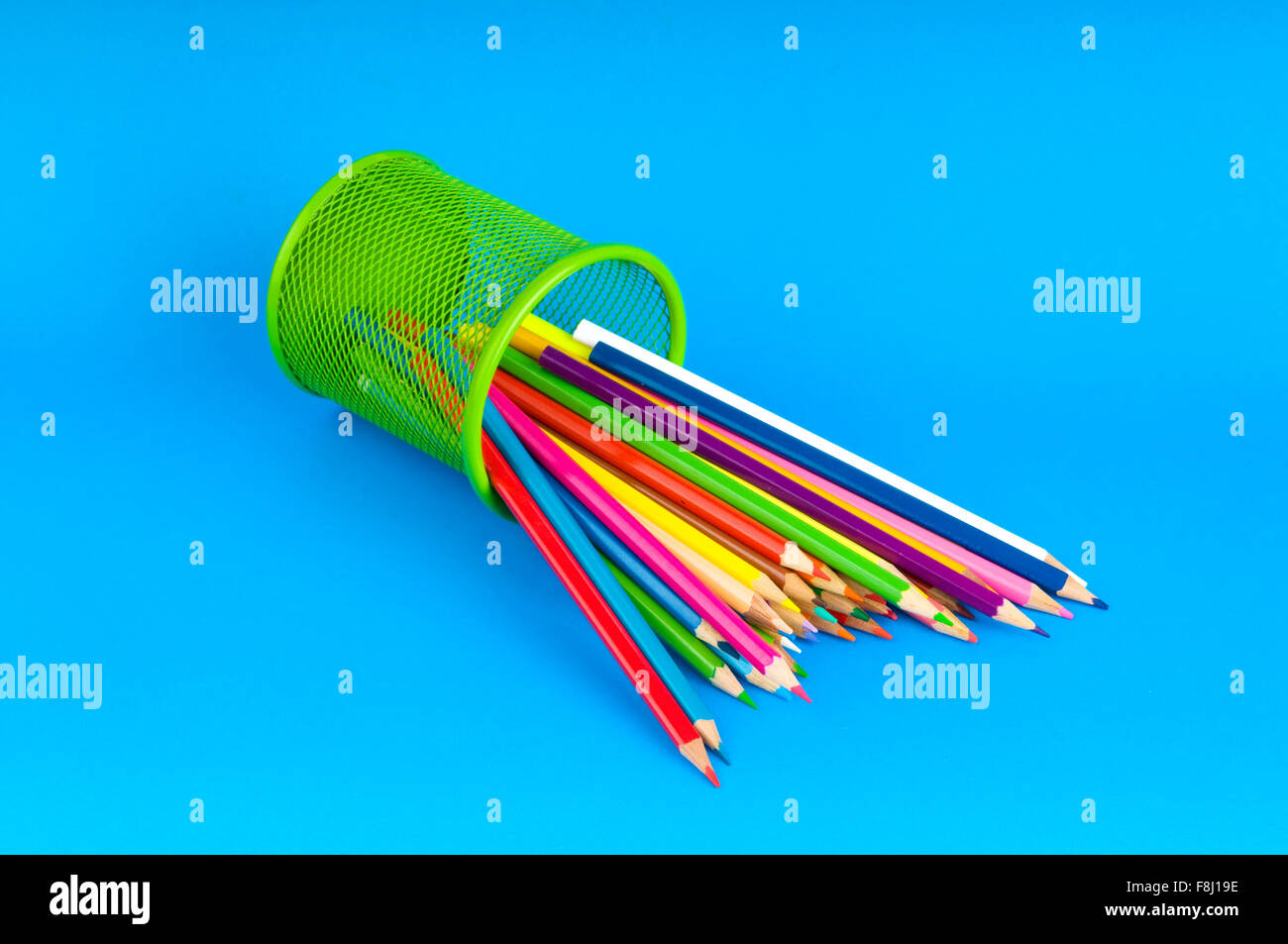 Back to school concept with colourful pencils Stock Photo - Alamy