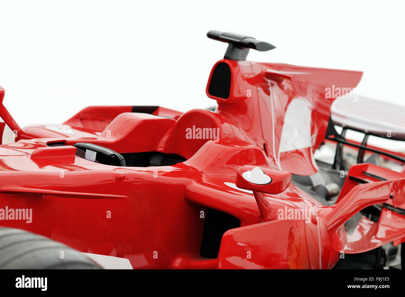 formel 1 one auto fast red car isolated on white background in studio ...